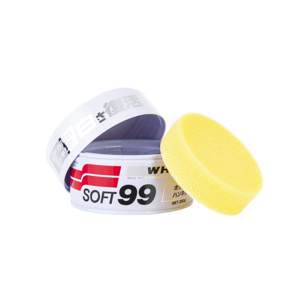 White Soft99 Wax, Autowachs, 350 g – Soft99 Store DE